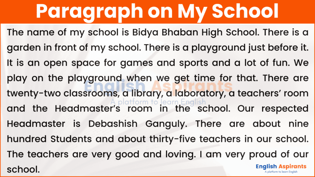 My School Paragraph in English [100, 150, 200, 250 Words]