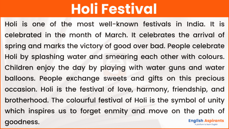 Essay on Holi in English [100, 150, 200, 500 Words]