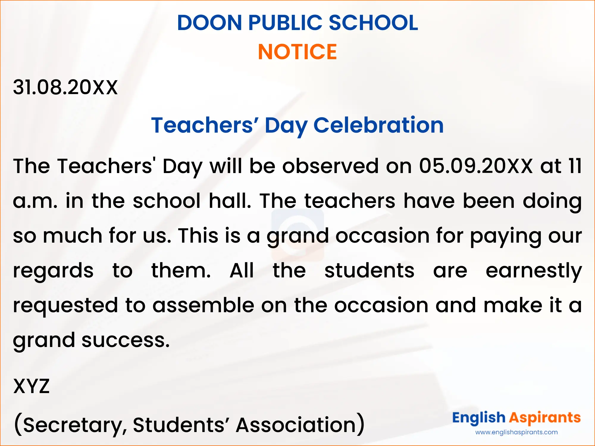 Notice Writing For Class 6 Format Topics Examples 2023 Guide Notice Writing For Class 6 Format Topics Examples 2023 Guide